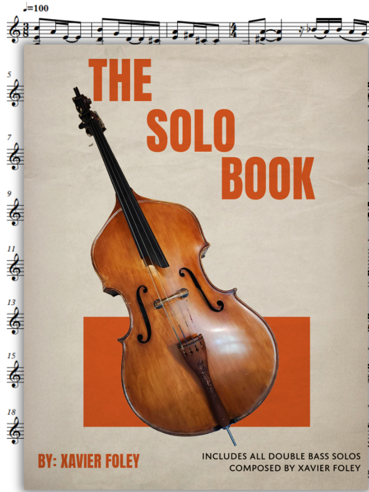 The Solo Book (All solos included) – Xavier Foley