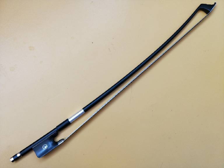 "Fiesta" carbon fiber double bass French bow by Xavier Foley